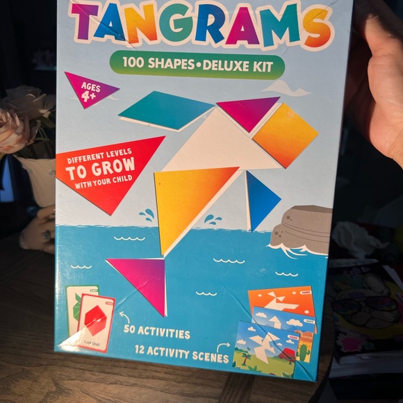 Tangrams | Toys | Blue And Red Tangram Puzzle Set 0 Pieces | Poshmark